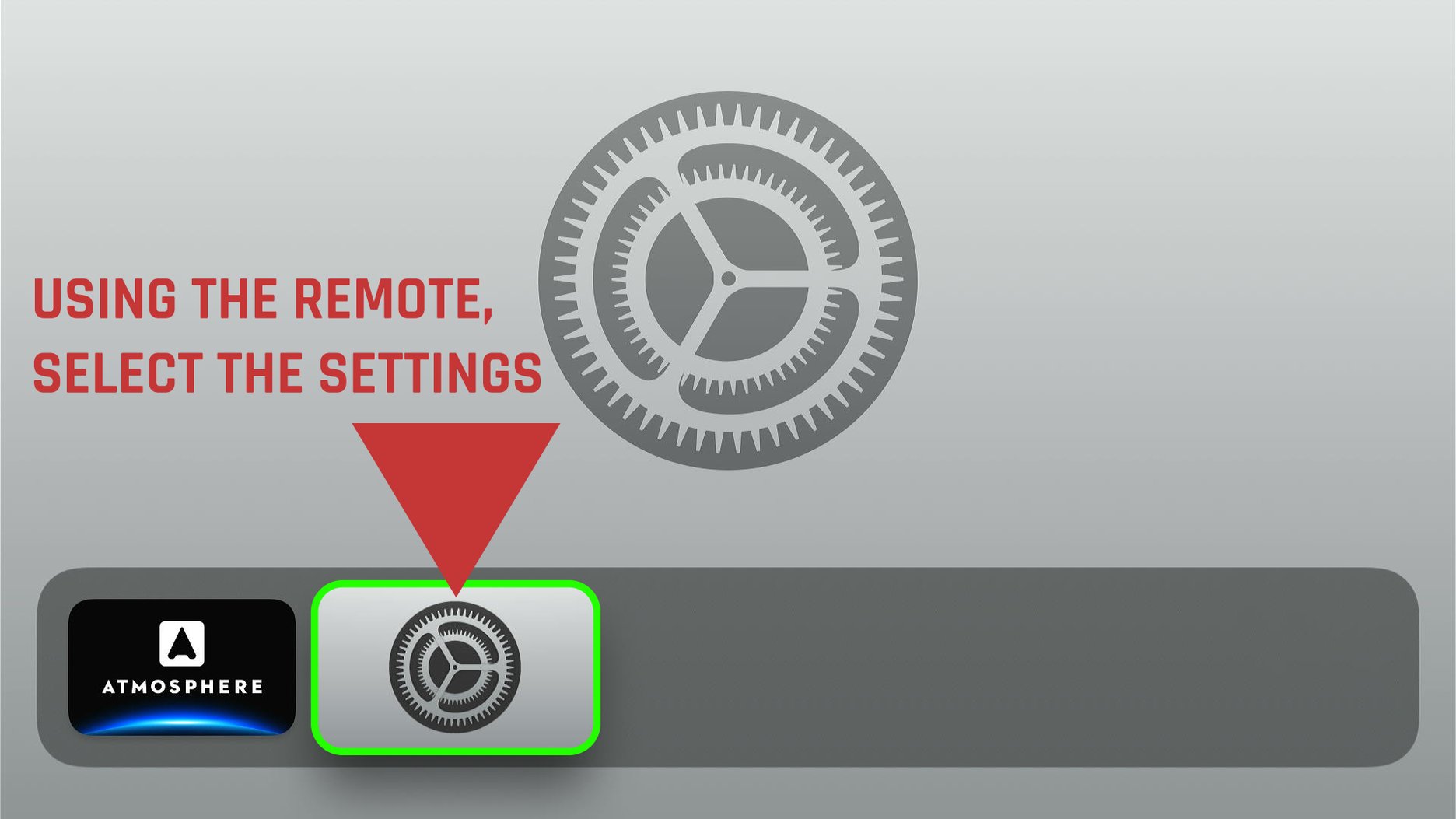 How do I install my Atmosphere TV device?